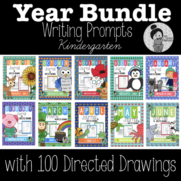 Writing Prompts for 2nd Grade : Easy to Organize Program - Draw Calm