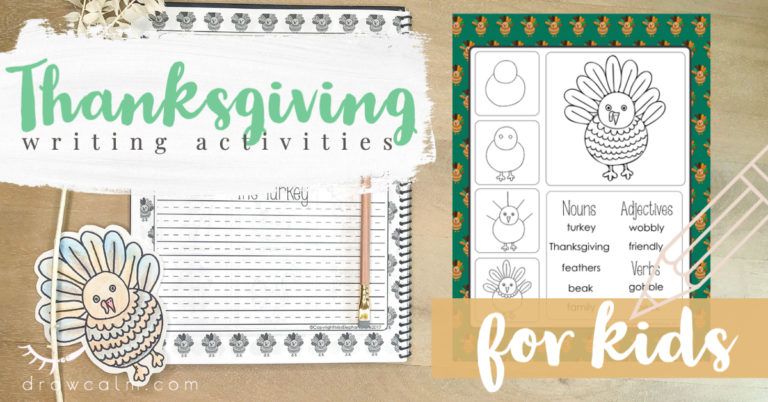 Step by Step Turkey Directed Draw: Delightful Thanksgiving Drawing ...